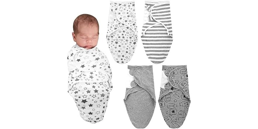 4 Pcs Preemie Baby Swaddle