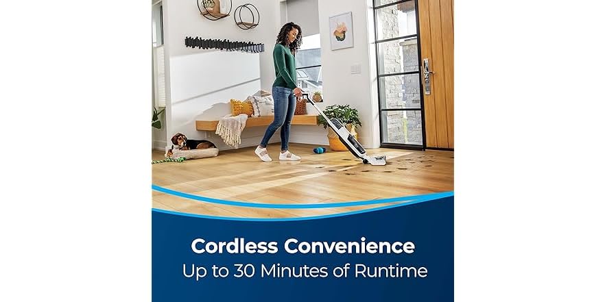 (NEW) BISSELL TurboClean Mop Wet/Dry Vacuum (Open Box)