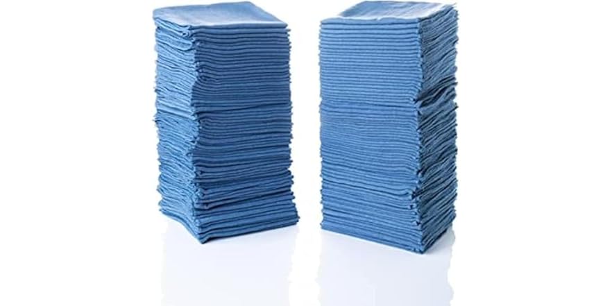 SIMPLI-MAGIC Cotton Shop Towels 125Pk