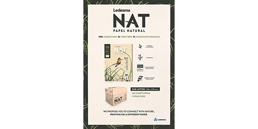 Ledesma NAT, Letter Size Printer Paper