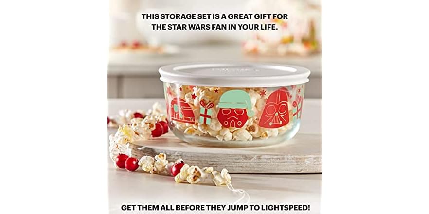 Pyrex Star Wars Holiday Themed Set