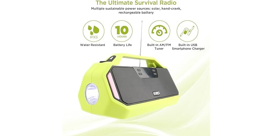 Altec Rechargeable Emergency Radio