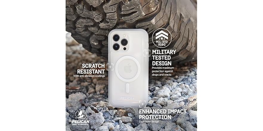 Pelican Voyager iPhone 15 Pro Case with MagSafe