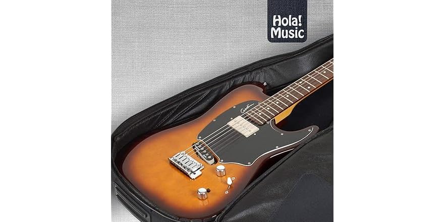 Hola! Music Electric Guitar Deluxe Series Gig Bag