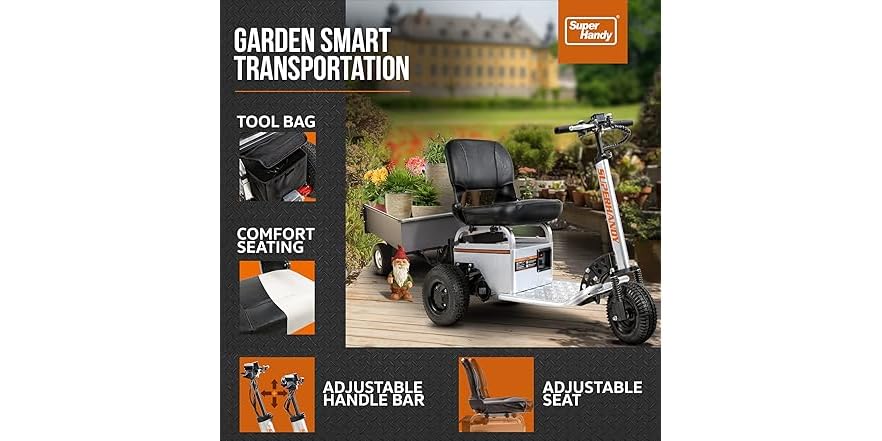 SuperHandy GUO098 Electric Tugger Cart