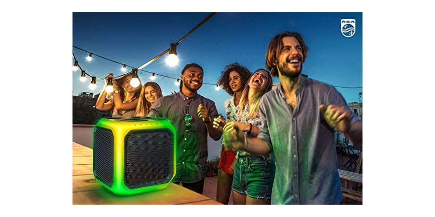 (NEW) Philips X7207 Wireless Bluetooth Party Cube Speaker