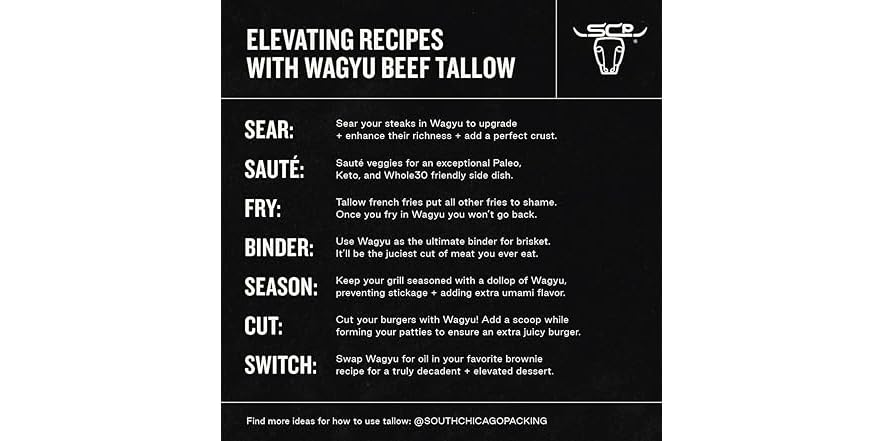 South Chicago Packing Wagyu Beef Tallow, 42 Ounces