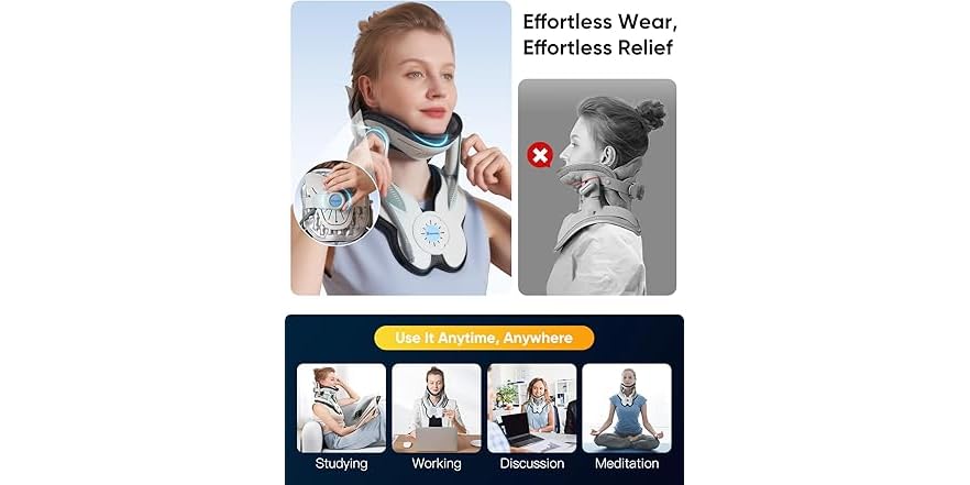 Cervical Traction Device with Air Collar