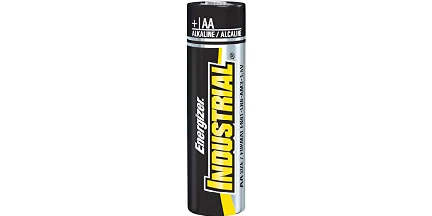 Energizer EN91 Industrial Alkaline Batteries, AA