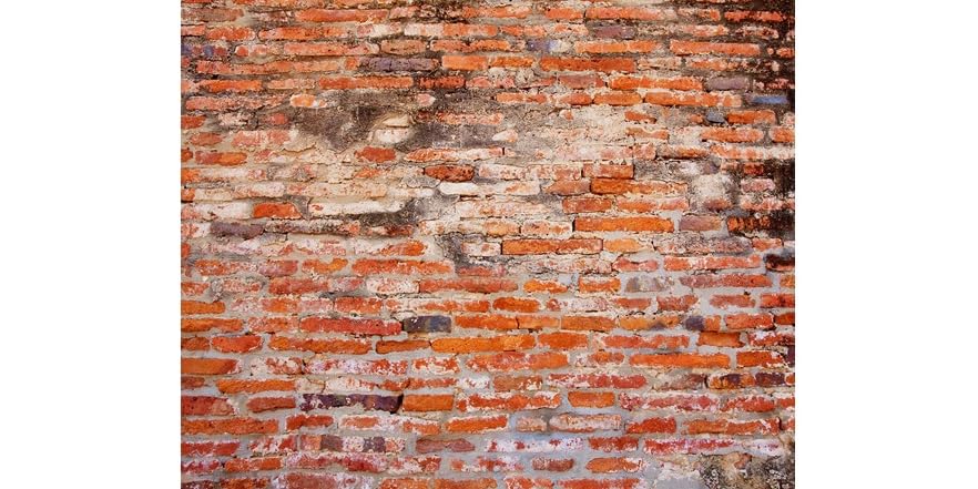 Red Brick Wall Mural (94"x 118")