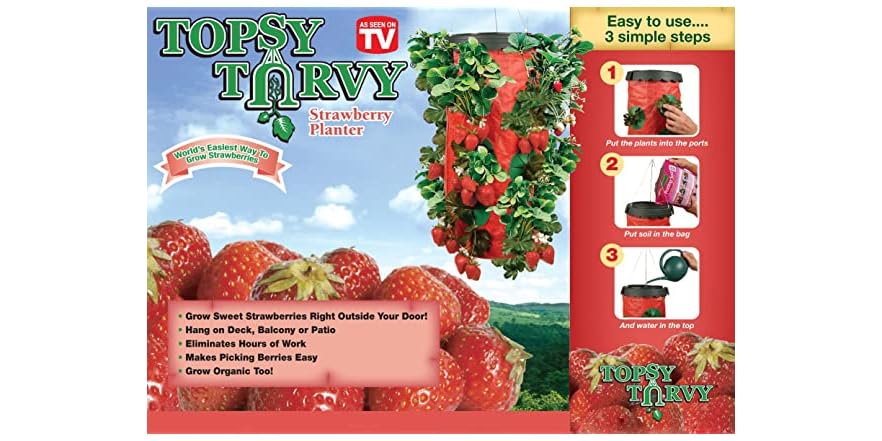 Topsy Turvy Strawberry Planter