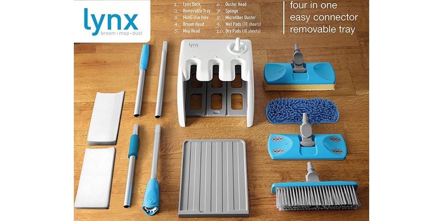 Lynx 10-Piece Home Cleaning Tool Set