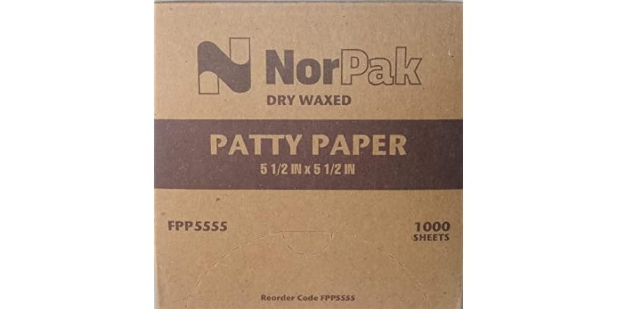 NorPak Dry Waxed Patty Paper