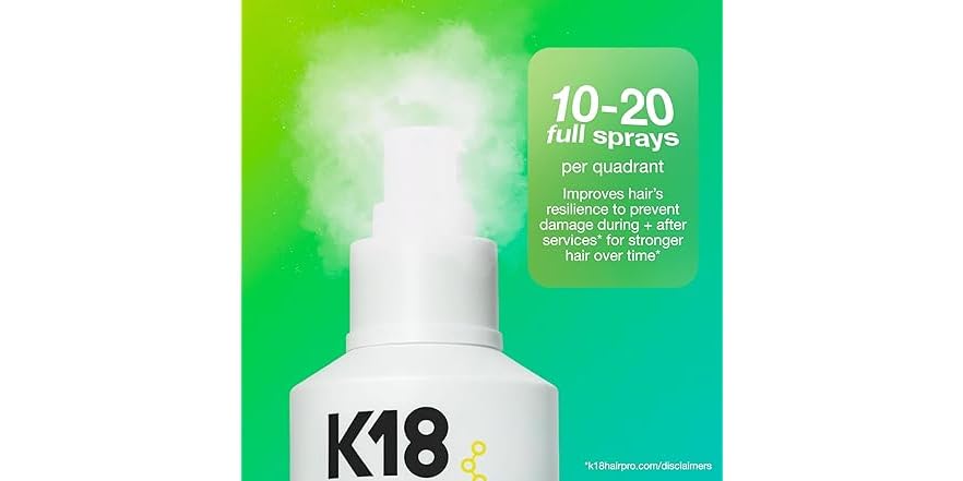 K18 Professional Molecular Repair Hair Mist, 5 oz