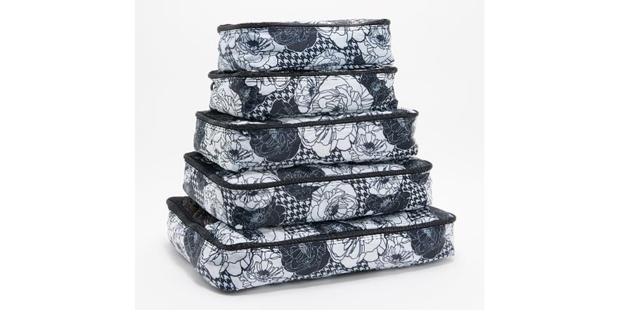 Triforce Printed Packing Cubes, Set of 5