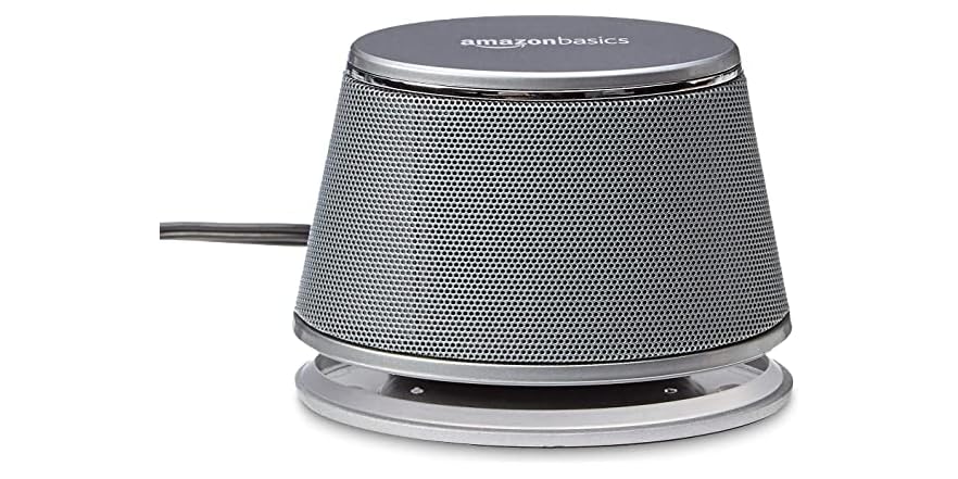 Amazon Basics USB Plug-n-Play Computer Speakers