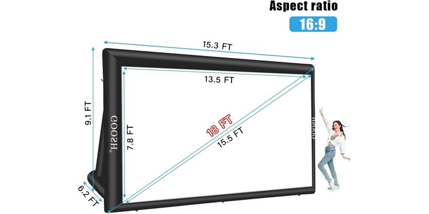 18FT Inflatable Projector Screen