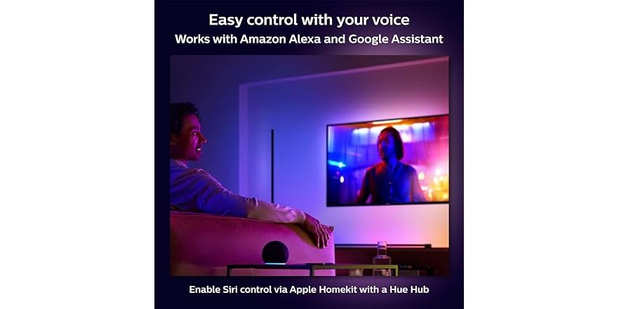 Philips Hue Gradient Signe Floor Lamp, Black