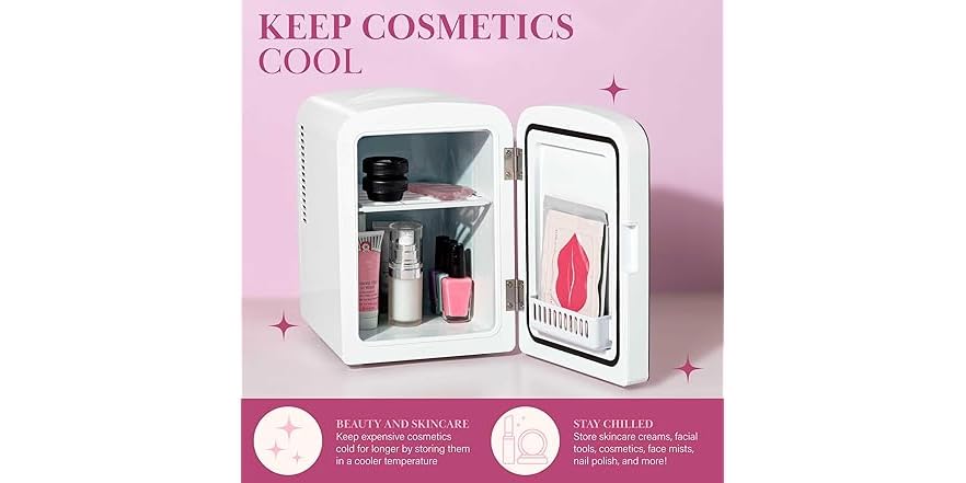 Paris Hilton Mini Personal Refrigerator