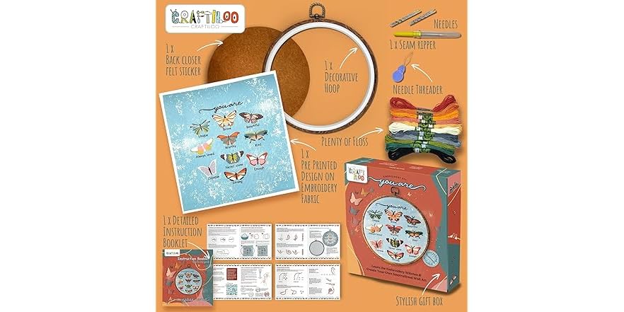 CRAFTILOO Embroidery Kit