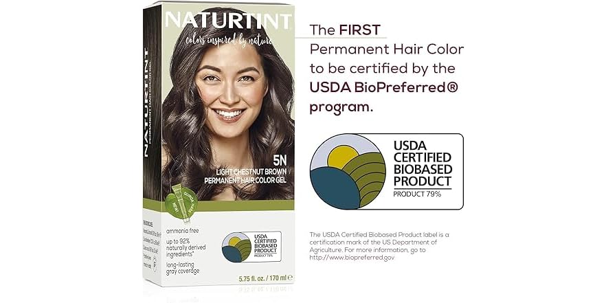 Naturtint 5N Light Chestnut Brown Permanent Hair Color