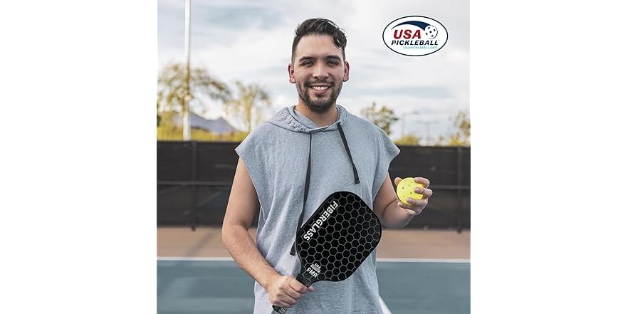 (Set of 2) Pickleball Paddles USAPA Approved