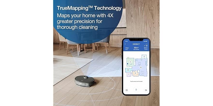 (NEW!) ECOVACS Deebot N8 Pro Robot Vacuum & Mop