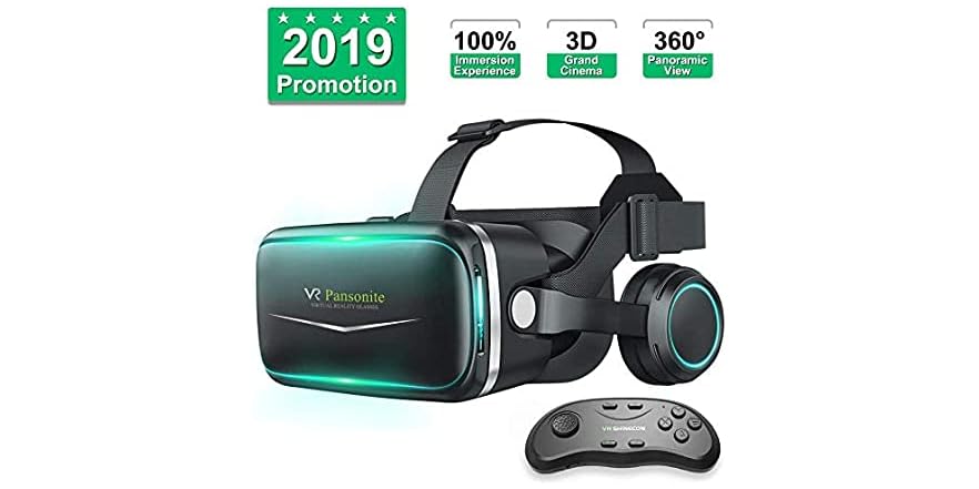 Pansonite VR Headset with Remote Controller