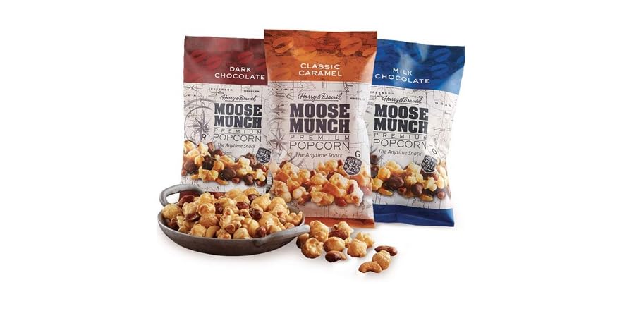 Moose Munch Premium Popcorn Trio (6 Bags)