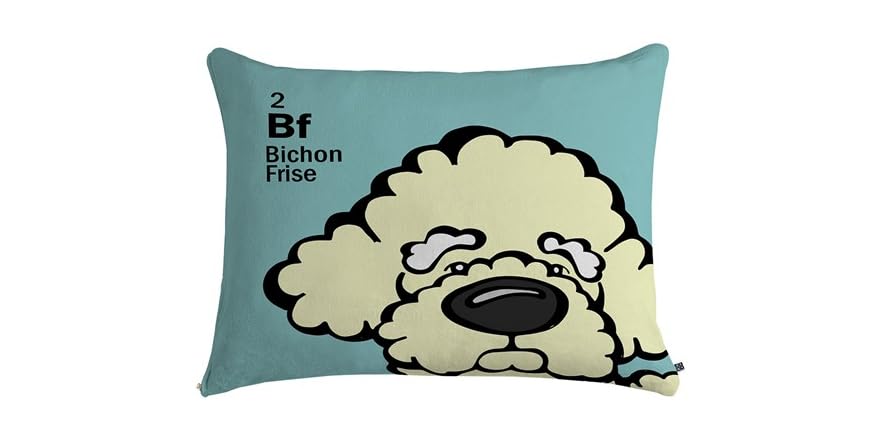 Angry Squirrel Bichon Frise Pet Bed