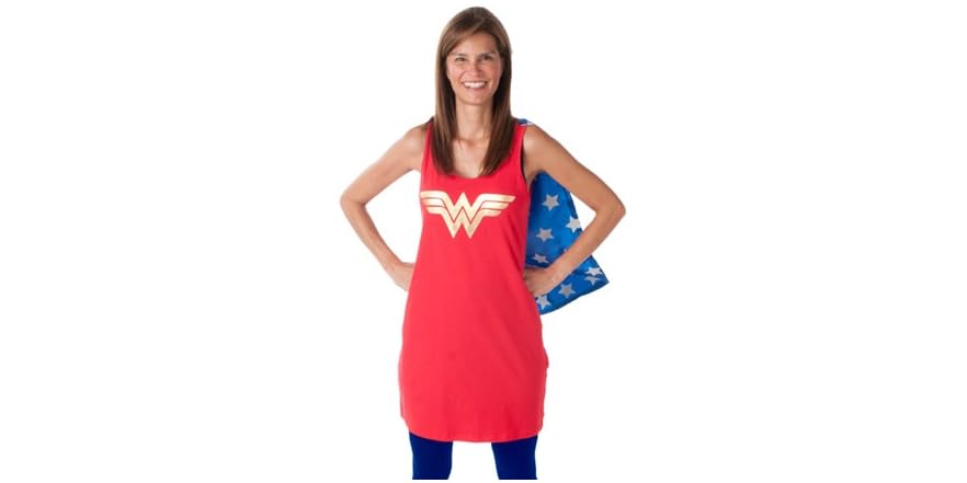 Wonder Woman Sleep Tank with Cape