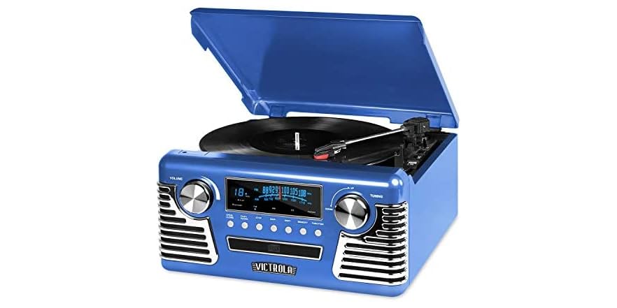 Victrola 50's Retro Bluetooth Record Player