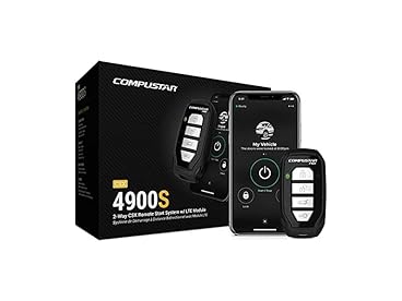 Compustar CSX4900-S 4-Button 2-Way, 3000' Remote Start System w/Drone ...
