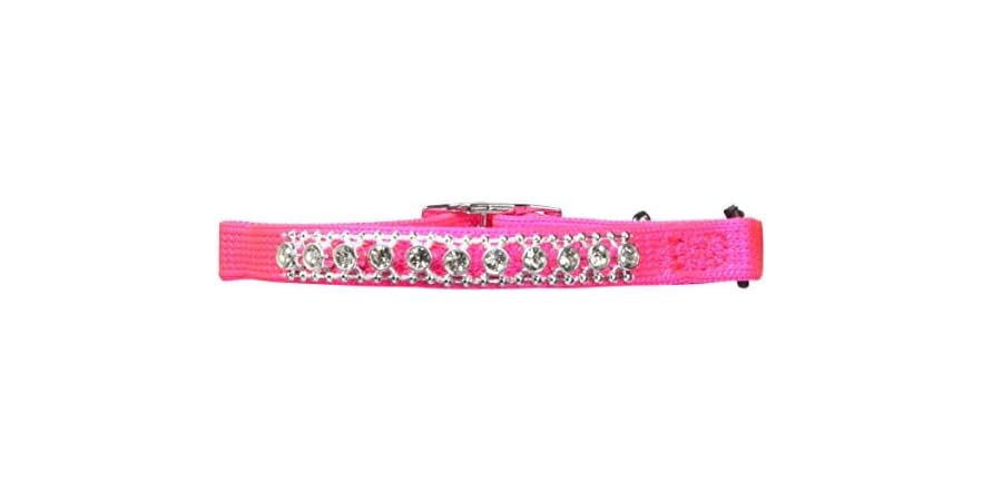 Petmate Bling Elastic Cat Collar, 0.375" x 8-10"