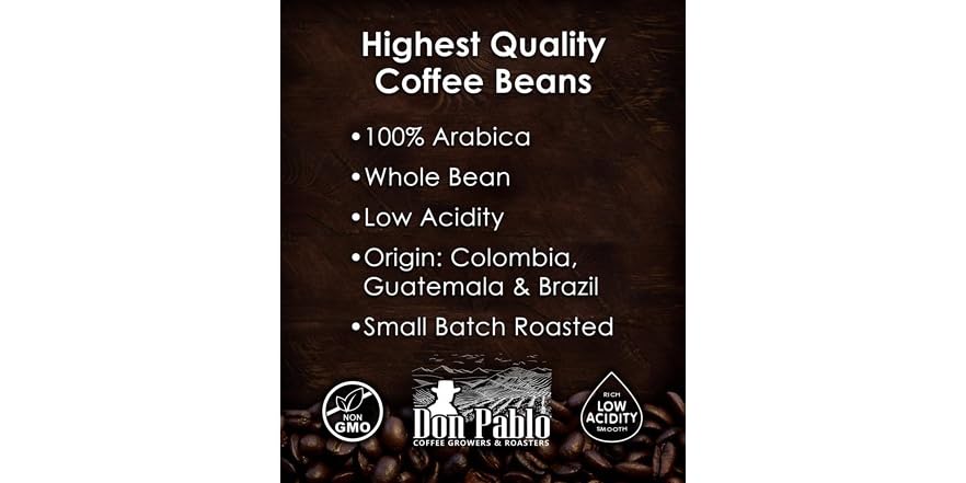 (4lbs) Don Pablo Coffee Whole Bean Coffee
