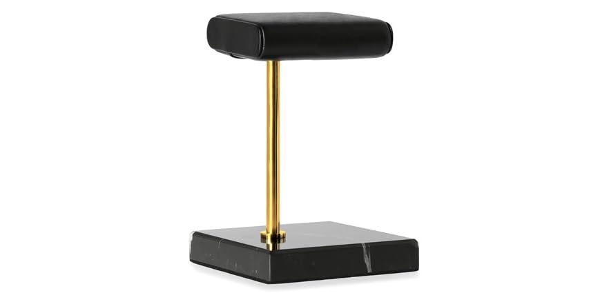 Padded Vegan Leather Watch Display Stand