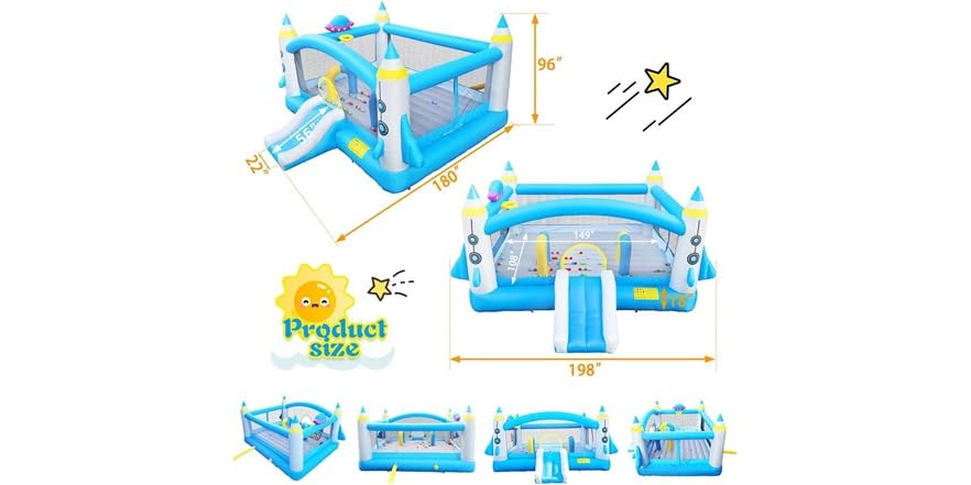 Jumping Castle Slide Bounce House