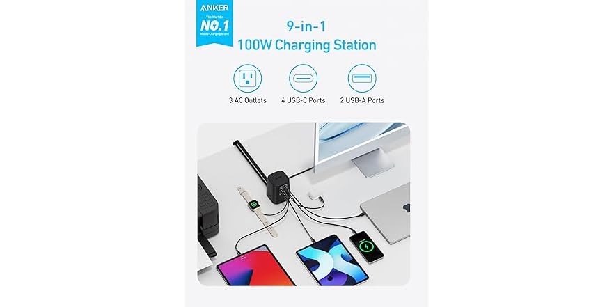 Anker 100W 9-in-1 Charging Station