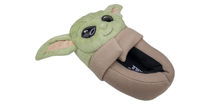 STAR WARS Grogu Baby Yoda Slipper, 2-3 Kids
