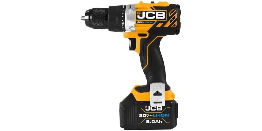 JCB 20V Cordless Drill Driver w/ 5.0Ah Battery