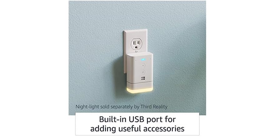 Echo Flex - Plug-in mini smart speaker with Alexa