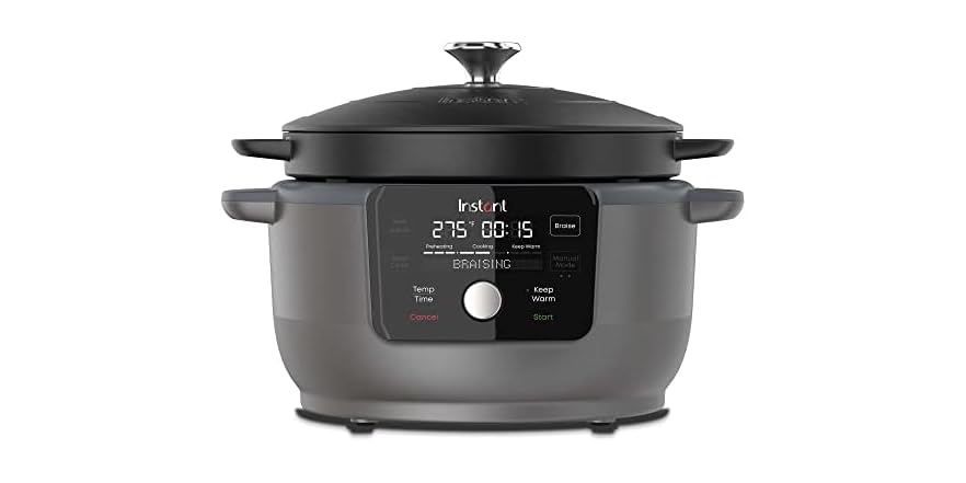 Instant Instant Electric Round Dutch Oven, 6-Qua