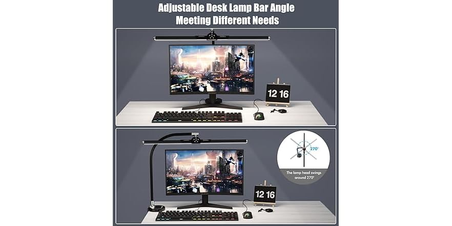 Megainvo LED Desk Lamp