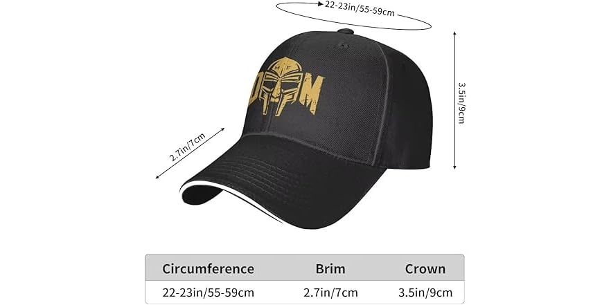 MF Doom Hip-Hop Rap Baseball Cap