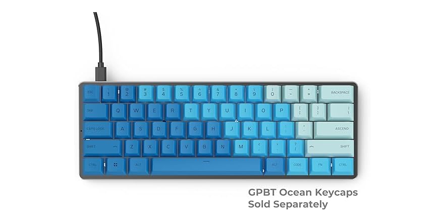 Glorious 60% Barebones Custom Gaming Keyboard