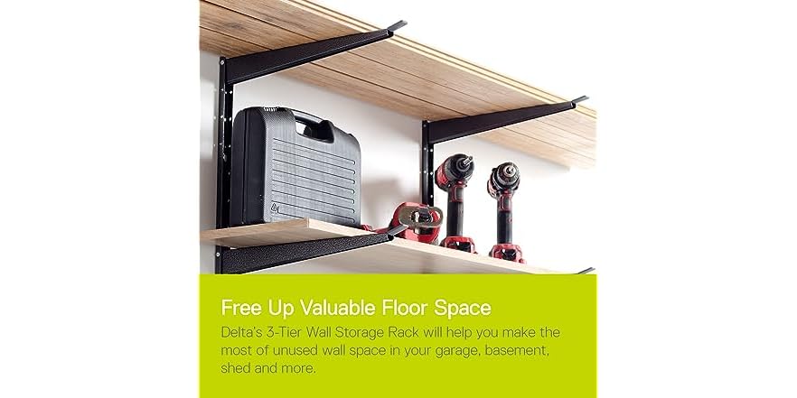 Delta HDRS1000 3-tier Heavy Duty Storage Rack