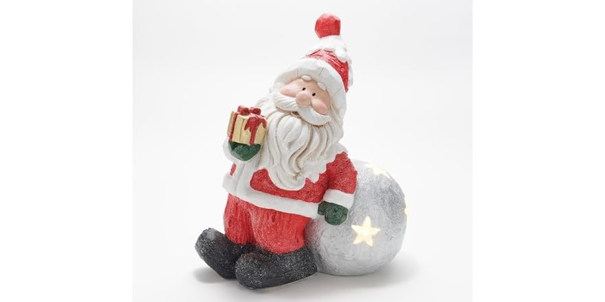 Kringle Express LED Holiday Figure with Snowball