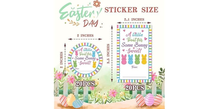Happy Easter Stickers for Kids