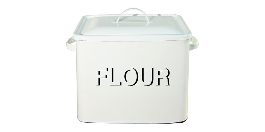 VIP Home and Garden Metal Decorative Flour Box