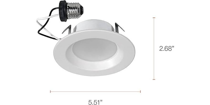 SYLVANIA 4” LED Recessed Lighting, 4 Pack